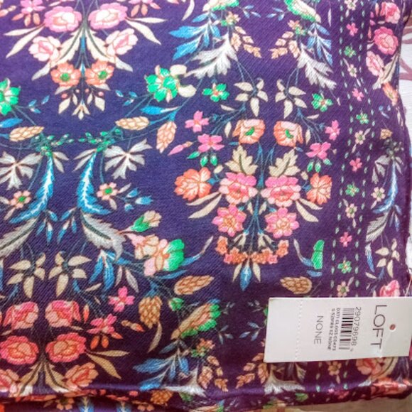 LOFT | Accessories | Loft Floral Trellis Infinity Scarf | Poshmark